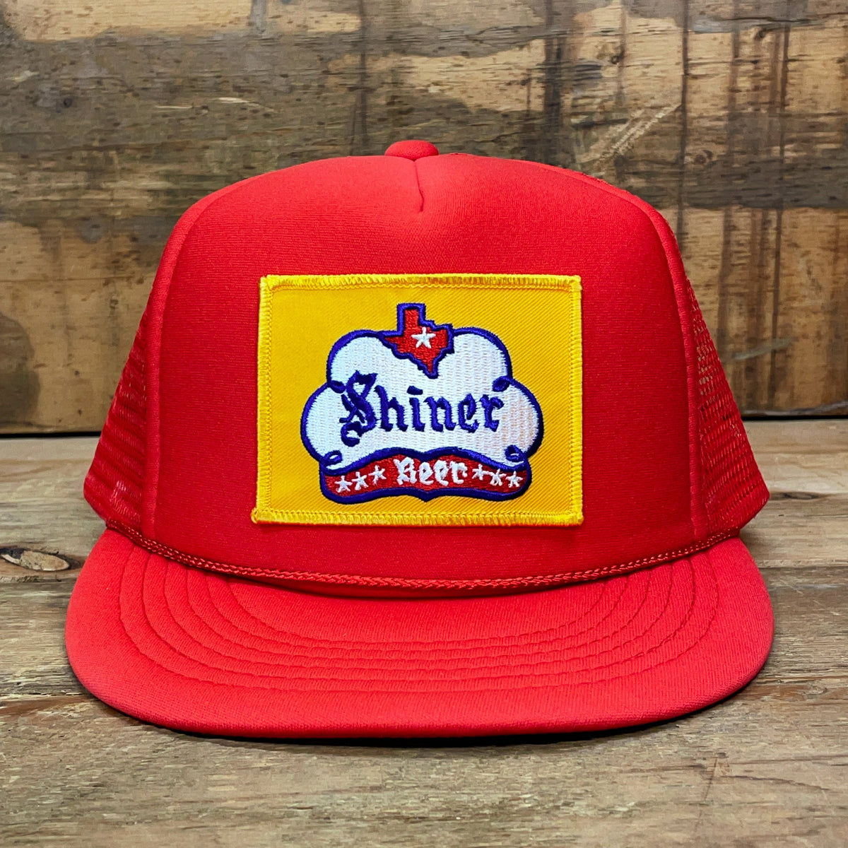 Shiner Bock Trucker Hat with Patch – BiggieTexas